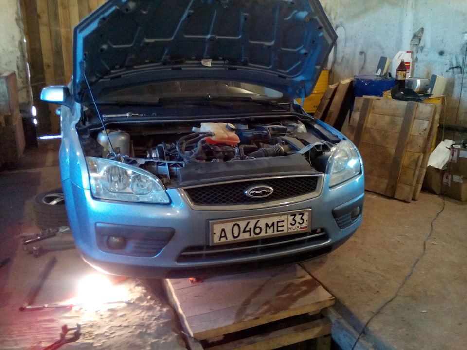 Замена ремня ГРМ — Ford Focus Sedan II, 1,6 л, 2007 года | своими ...