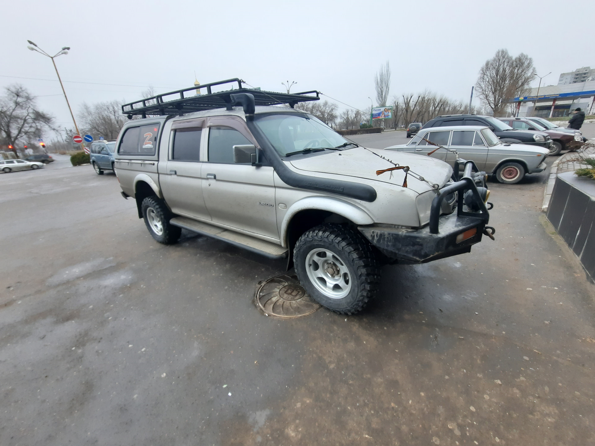 Немного затарился)) — Mitsubishi L200 (3G), 2,8 л, 2006 года | тюнинг ...