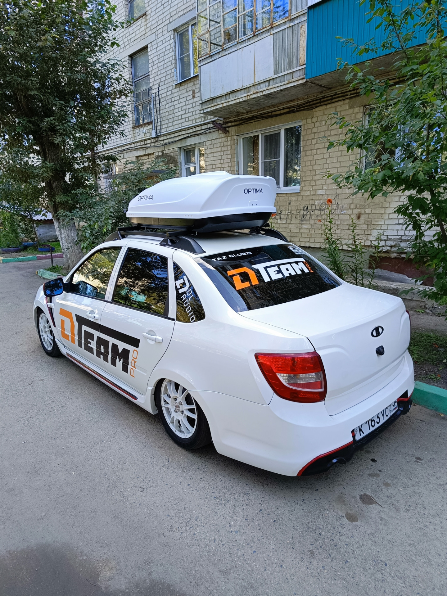 Поменял обвесы в конце августа! — Lada Гранта (1G), 1,6 л, 2012 года ...