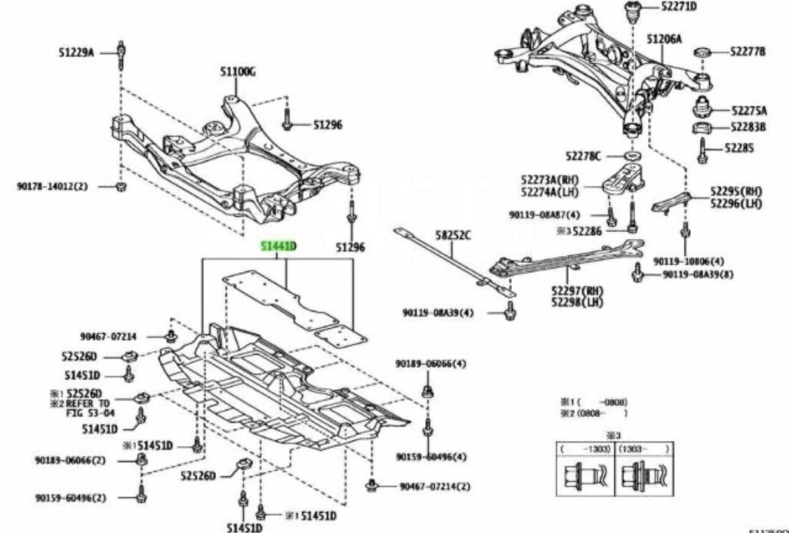 Ищу пыльник под двигатель Toyota 51410-53070 — Lexus IS II, 2,5 л, 2006 ...