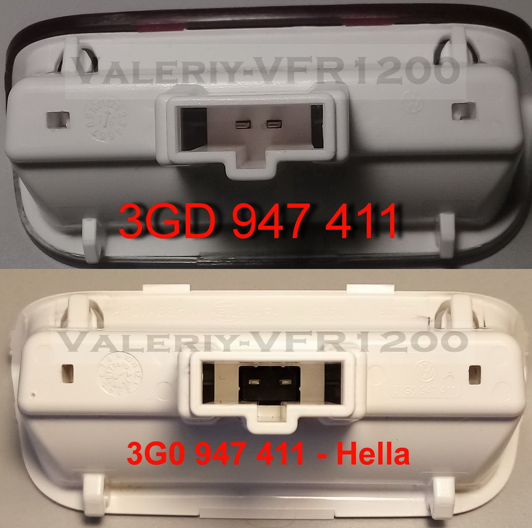 Обновленная LED подсветка в двери Passat B8. B7. CC — 3G0947411 ...