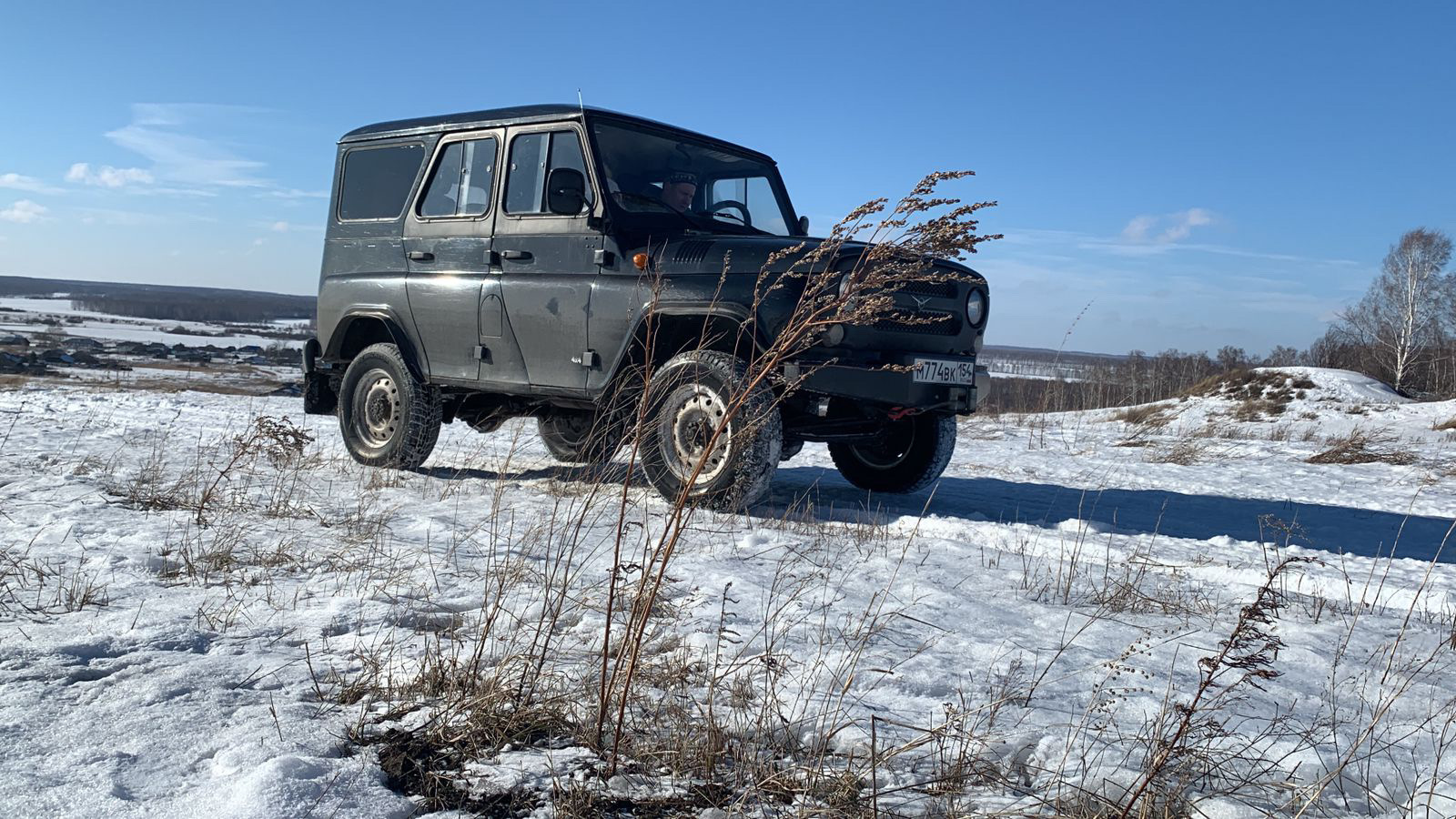 Грязевая резина МТ Danlop новых дисках r16, ширина 8’, вылет -20 — УАЗ ...