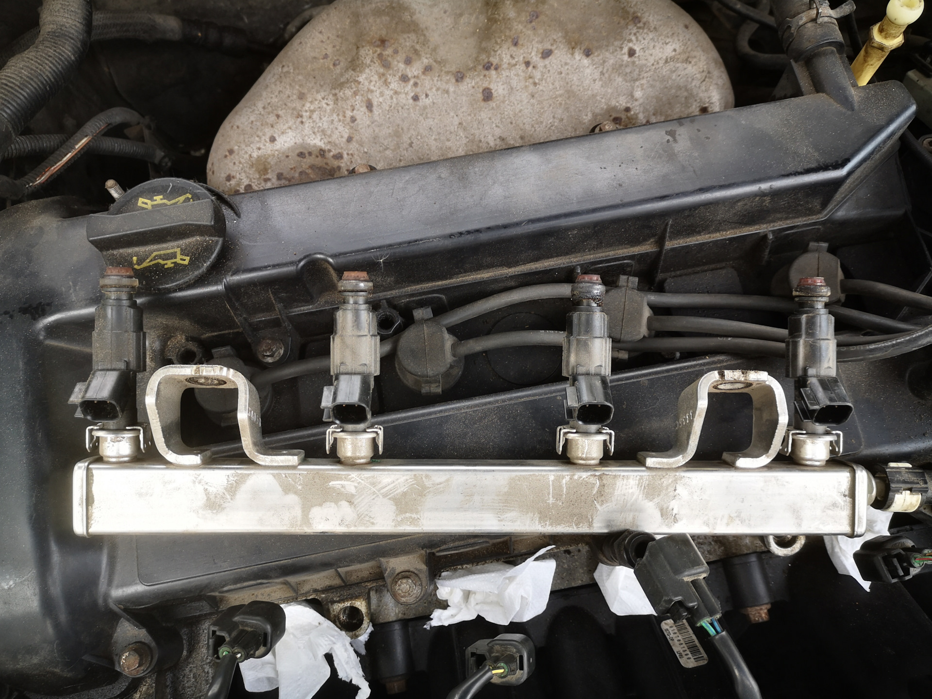 Новые колечки на форсунках — Ford Mondeo III, 2 л, 2006 года | своими ...