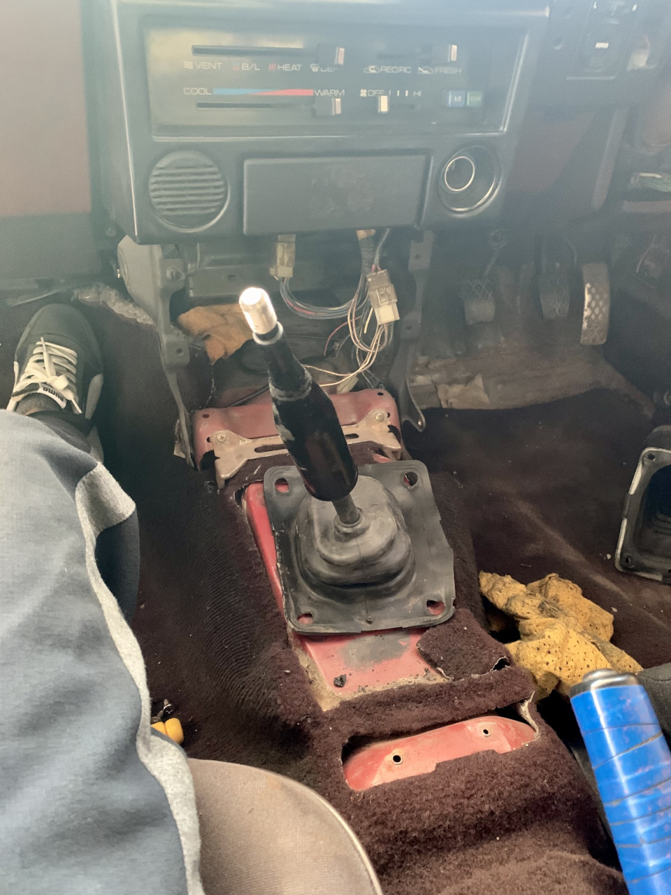 Обслуживание кулисы — Toyota Sprinter Trueno (85), 1,6 л, 1984 года ...