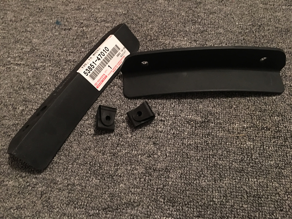 Правильно установленные подкрылки. — Toyota Celica (230), 1,8 л, 2000 ...