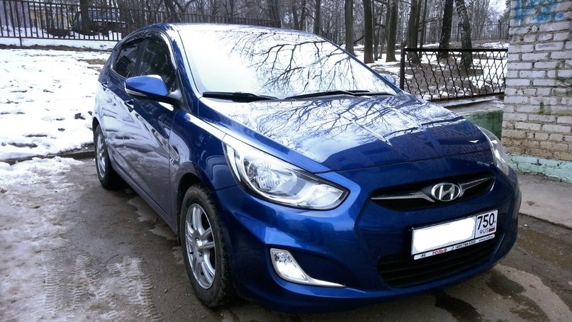 Hyundai Solaris Hatchback 1.6 бензиновый 2011 | Оттомобиль на DRIVE2