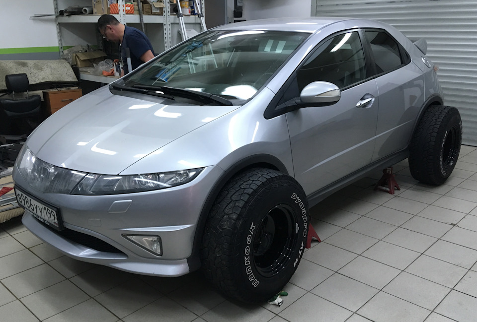 Civic offroad — Honda Civic Hatchback (8G), 1,8 л, 2008 года ...