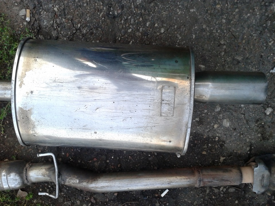 Приводим выпуск в порядок (Tanabe Hyper Medallion exhaust) 2.5" — Honda ...