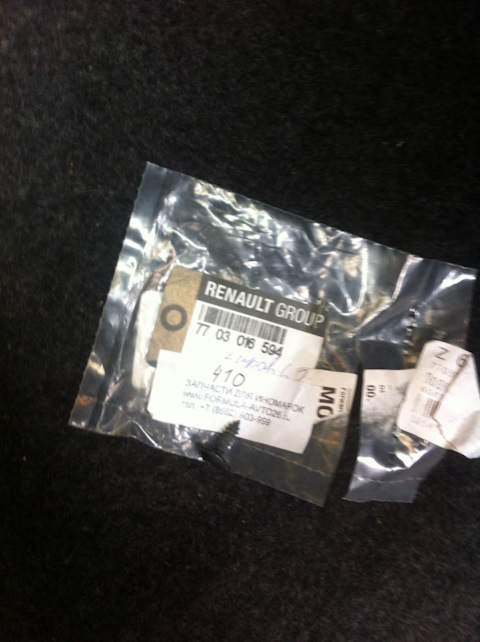 7703016594 Винт креп кроншт полки обивки RENAULT | Запчасти на DRIVE2