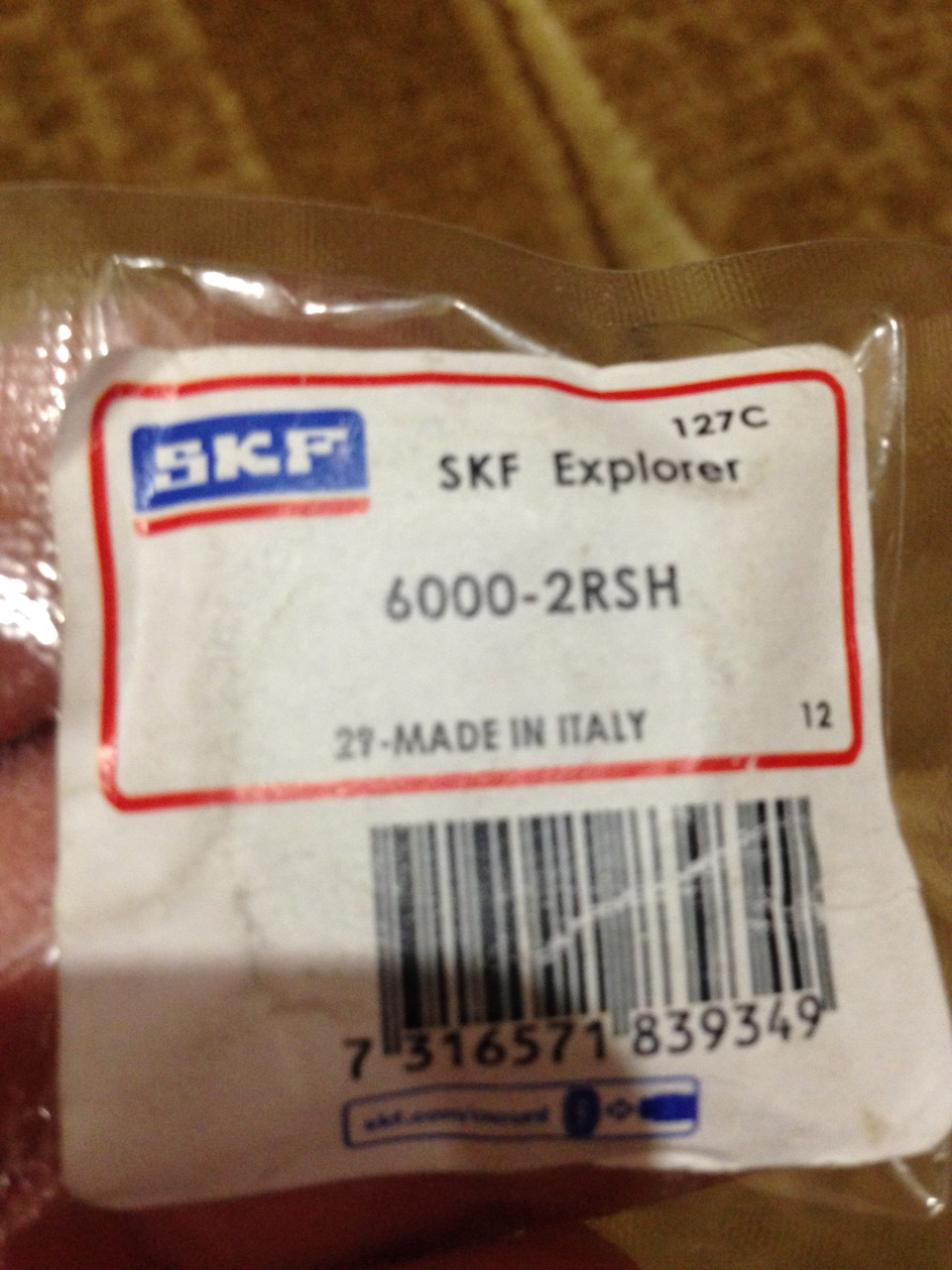 60002RSH Подшипник SKF | Запчасти на DRIVE2