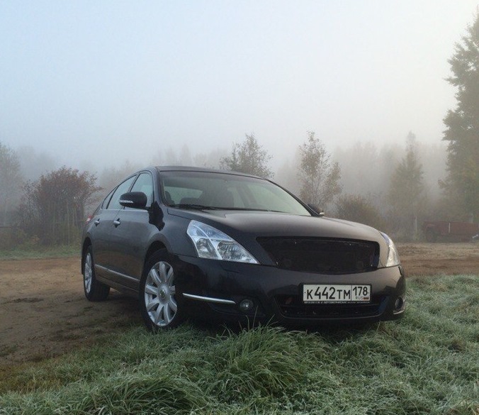 §13 Решетка радиатора v1.0 — Nissan Teana (J32), 2,5 л, 2008 года ...