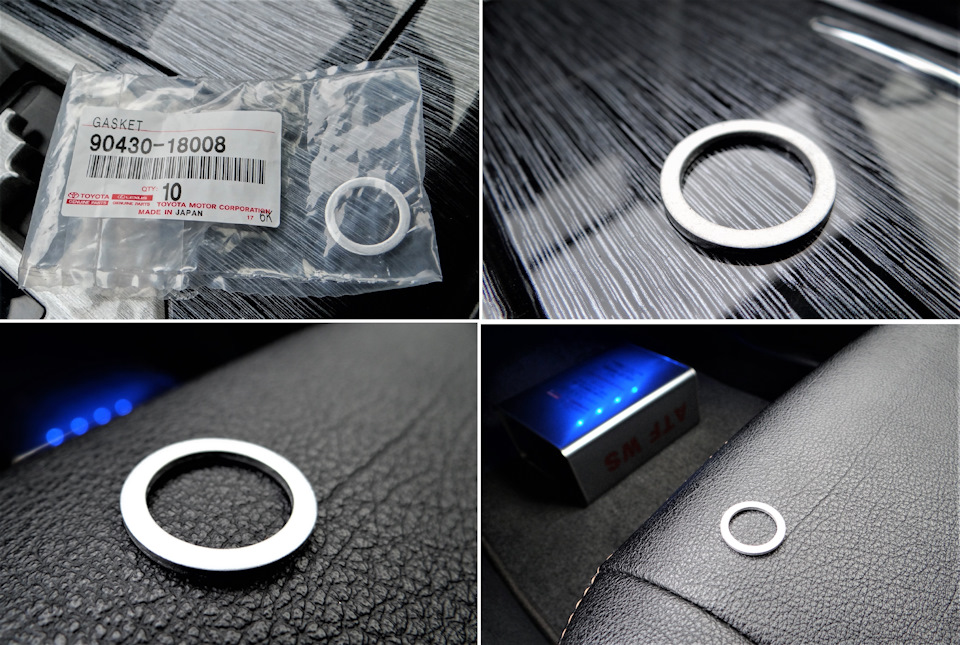 9043018008 КОЛЬЦО УПЛОТНИТЕЛЬНОЕ 18X24 алюминий (52) TOYOTA LEXUS ...