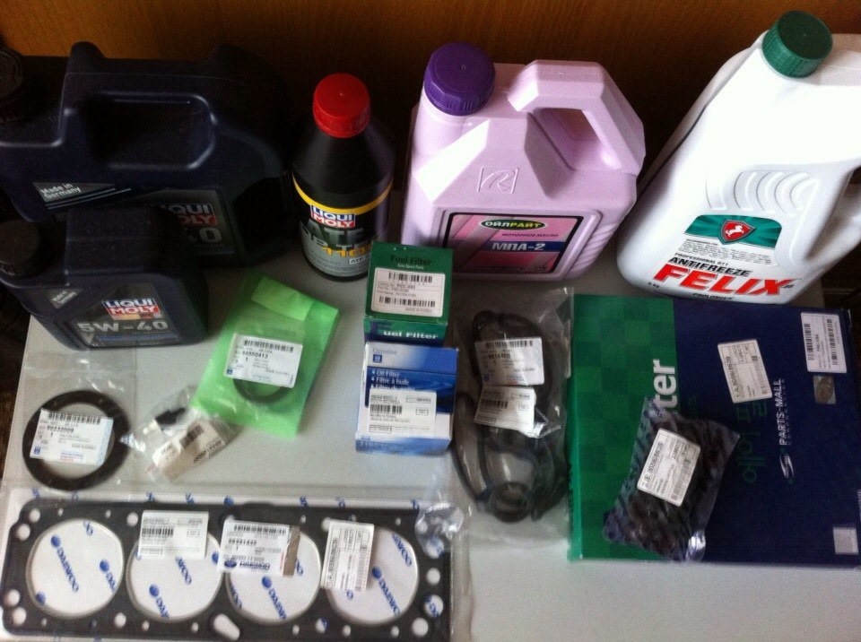 Обслуживаем двигатель — Daewoo Nexia (2G), 1,5 л, 2005 года | плановое ...