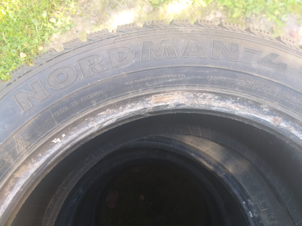 Продам шины Нокиан Нордман 4 r16 205/60 — Subaru Forester (SG), 2 л ...