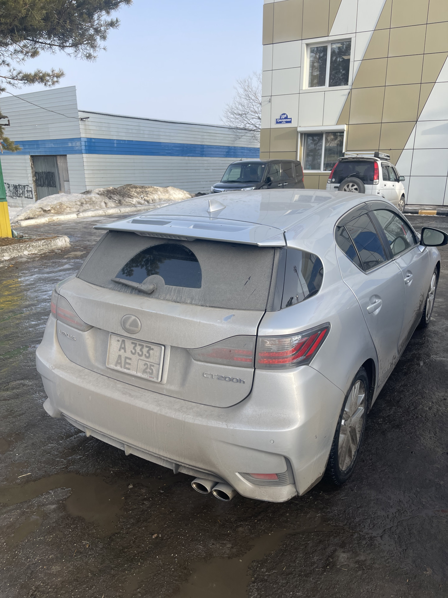 F-sport спойлер — Lexus CT 200h, 1,8 л, 2014 года | тюнинг | DRIVE2
