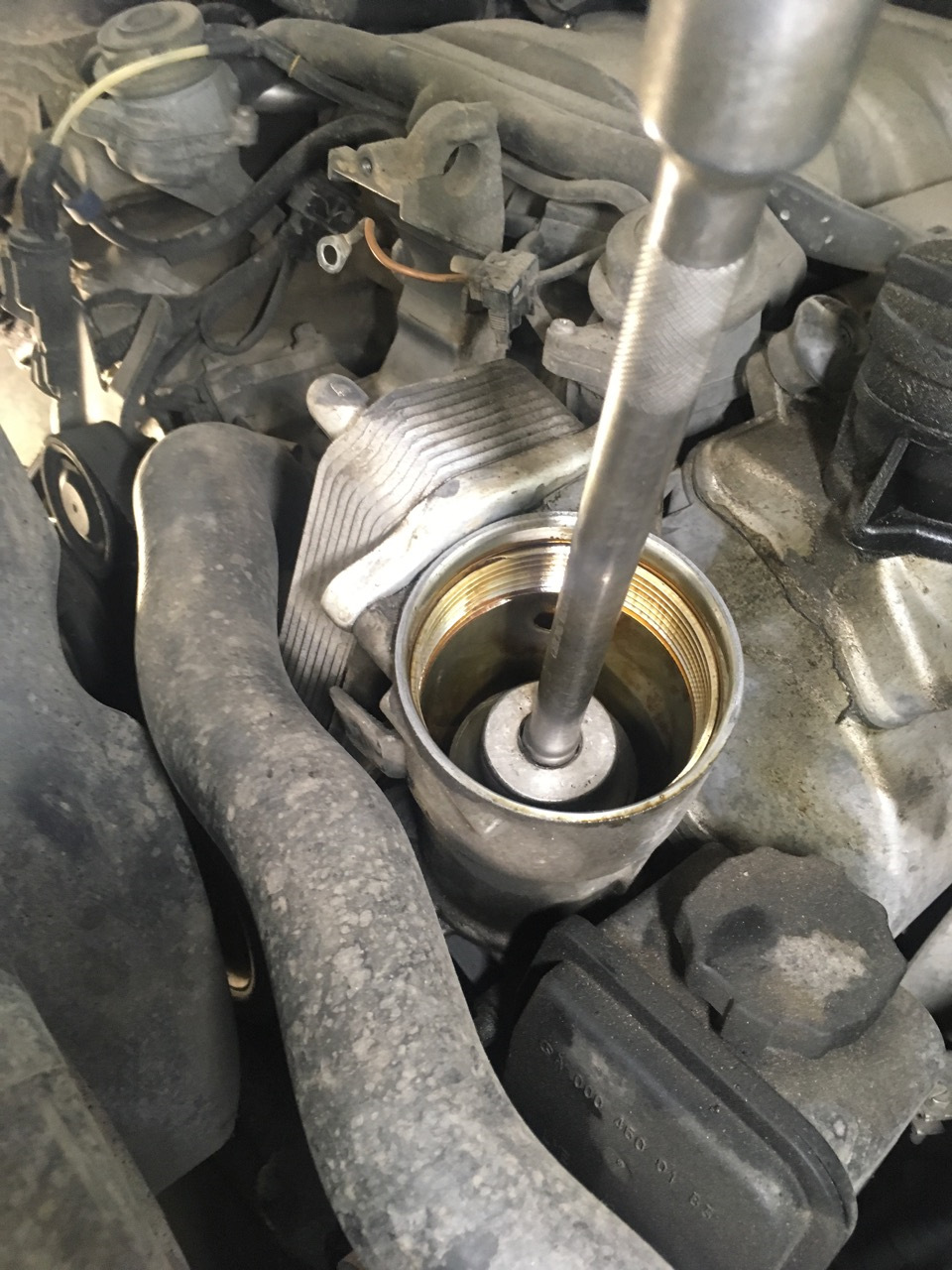 Замена прокладок теплообменника. — Mercedes-Benz M-Class (W163), 3,2 л ...