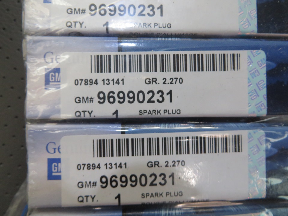 96990231 Свеча зажигания GM | Запчасти на DRIVE2