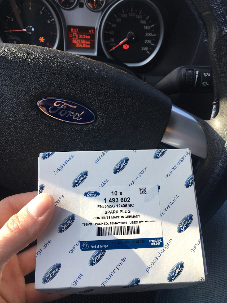 1493602 Свеча зажигания / Zetec-S 1,4-1,6 (+RU) 2005~ Ford | Запчасти ...