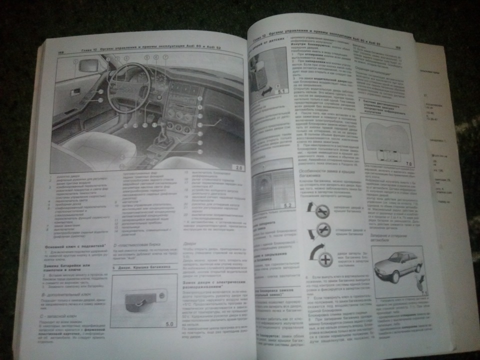 Руководство по эксплуатации Часть 2 — Audi 80 B4 2 8 л 1992 года