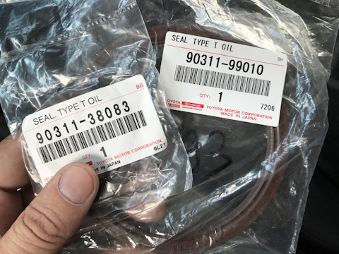 9031199010 Уплотняющее кольцо, коленчатый вал TOYOTA LEXUS | Запчасти ...