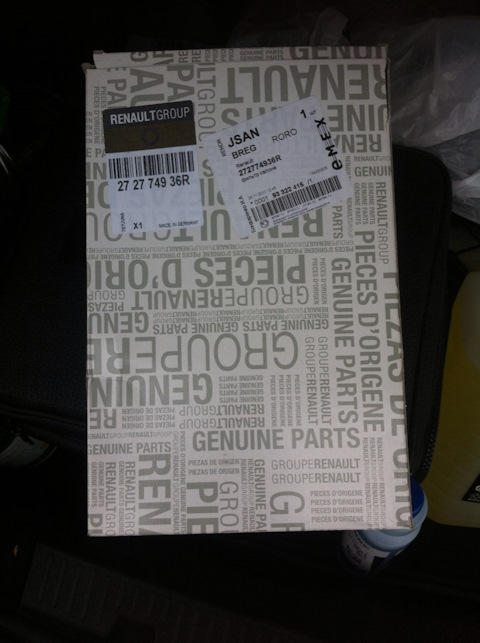 272774936R Фильтр салона RENAULT | Запчасти на DRIVE2