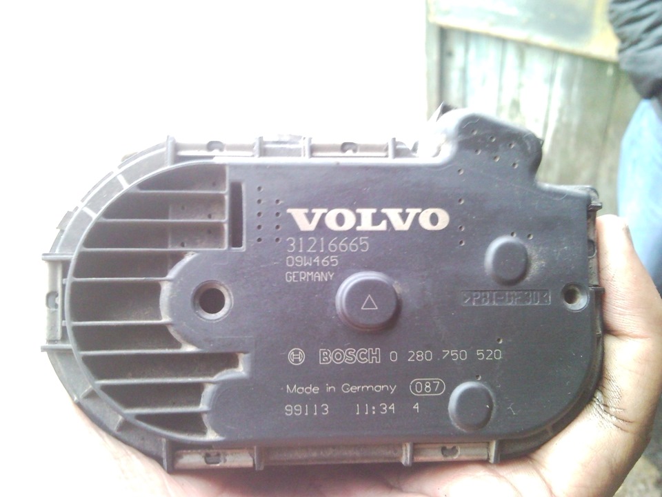 31216665 Дроссельная заслонка Volvo | Запчасти на DRIVE2