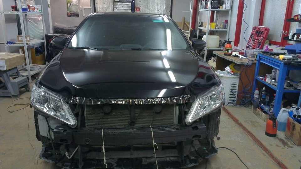 оклейка капота камри антигравийной пленкой — DRIVE2