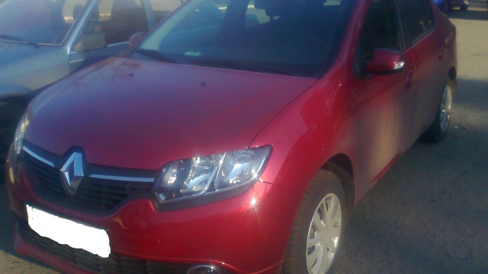 Переобулся обратно на летнюю резину. — Renault Logan (2G), 1,2 л, 2013 ...