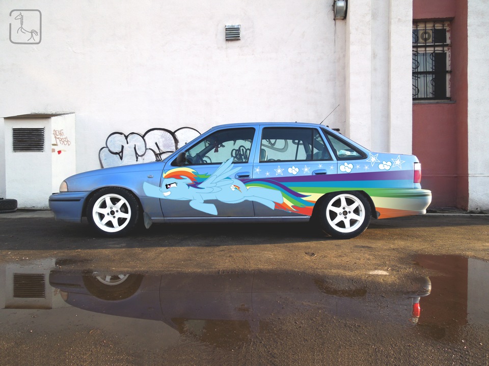 My Little Pony — Daewoo Nexia (2G), 1,5 л, 2006 года | стайлинг | DRIVE2