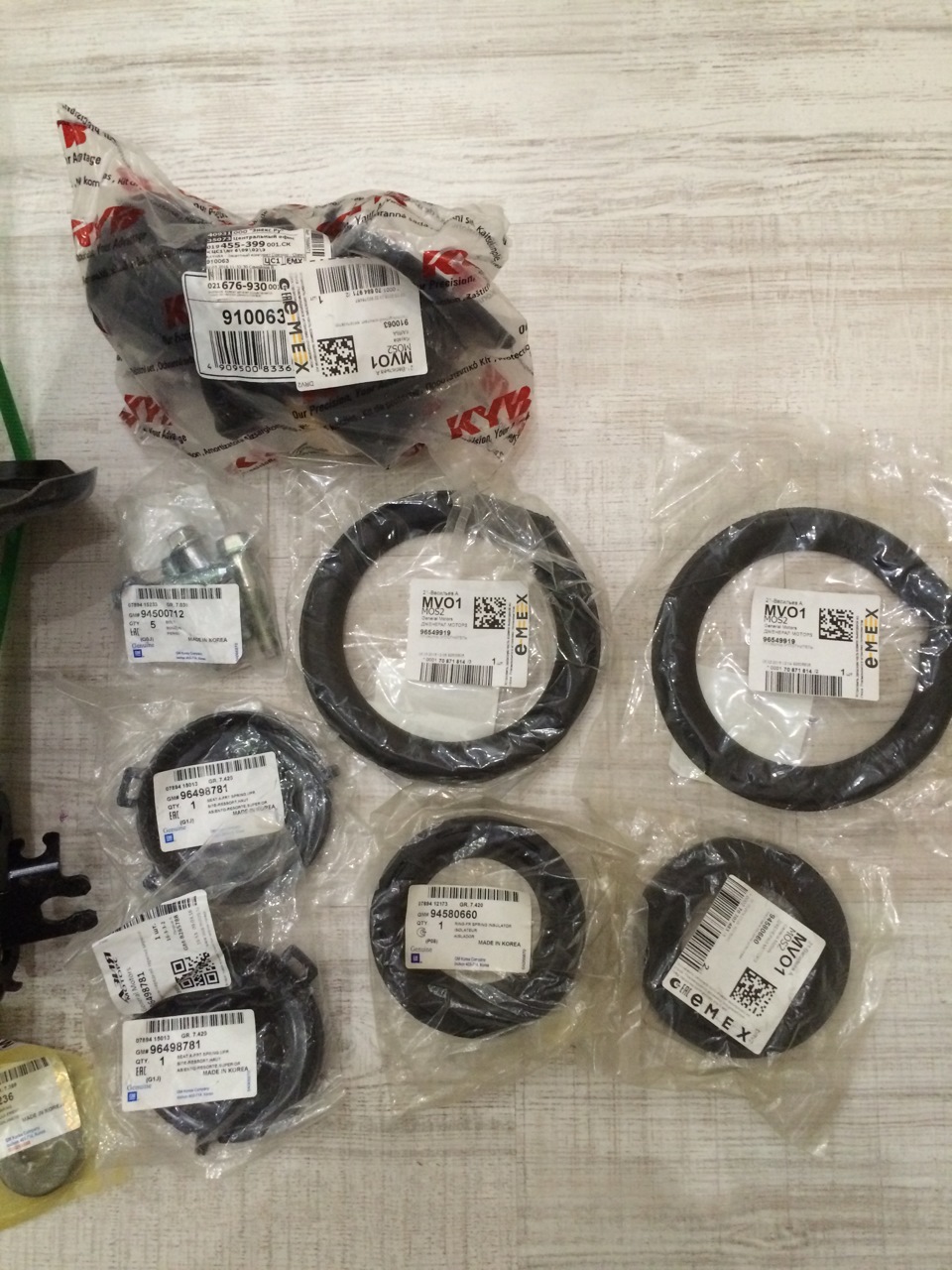 94580660 Прокладка пружины передней подвески GM | Запчасти на DRIVE2