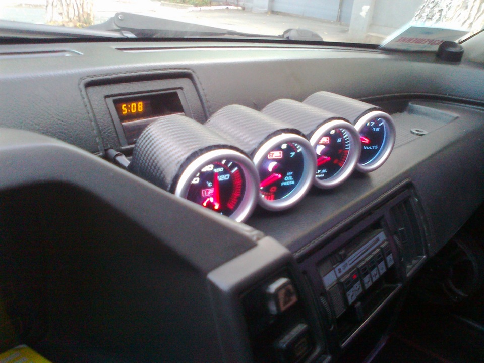 установка датчиков Autogauge — Honda Prelude (AB/BA1/BA2/BA3/BA6/BB), 1,8 л, 1984 года ...