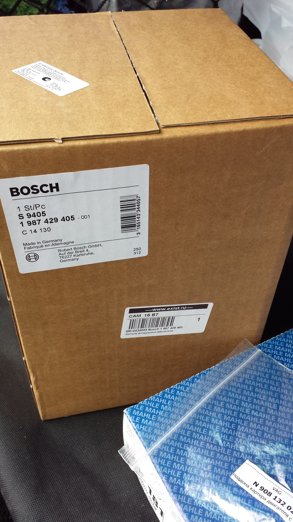 1987429405 Воздушный фильтр BOSCH | Запчасти на DRIVE2