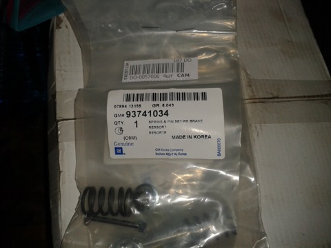 93741034 Тормозная колодка GM | Запчасти на DRIVE2