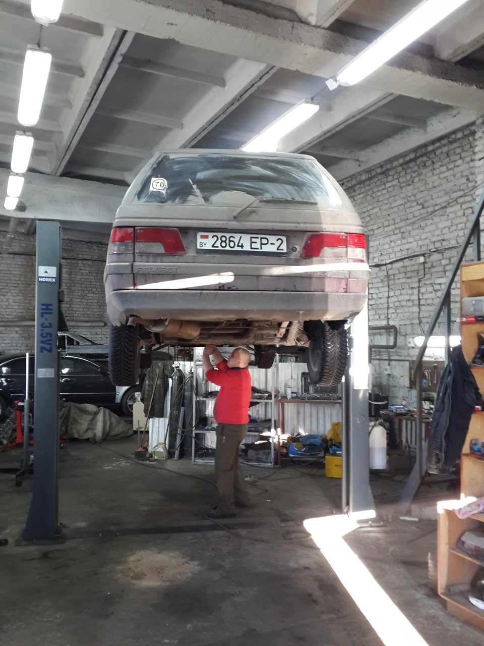 Выхлопная система, масло, фильтр — Peugeot 405, 1,8 л, 1995 года ...