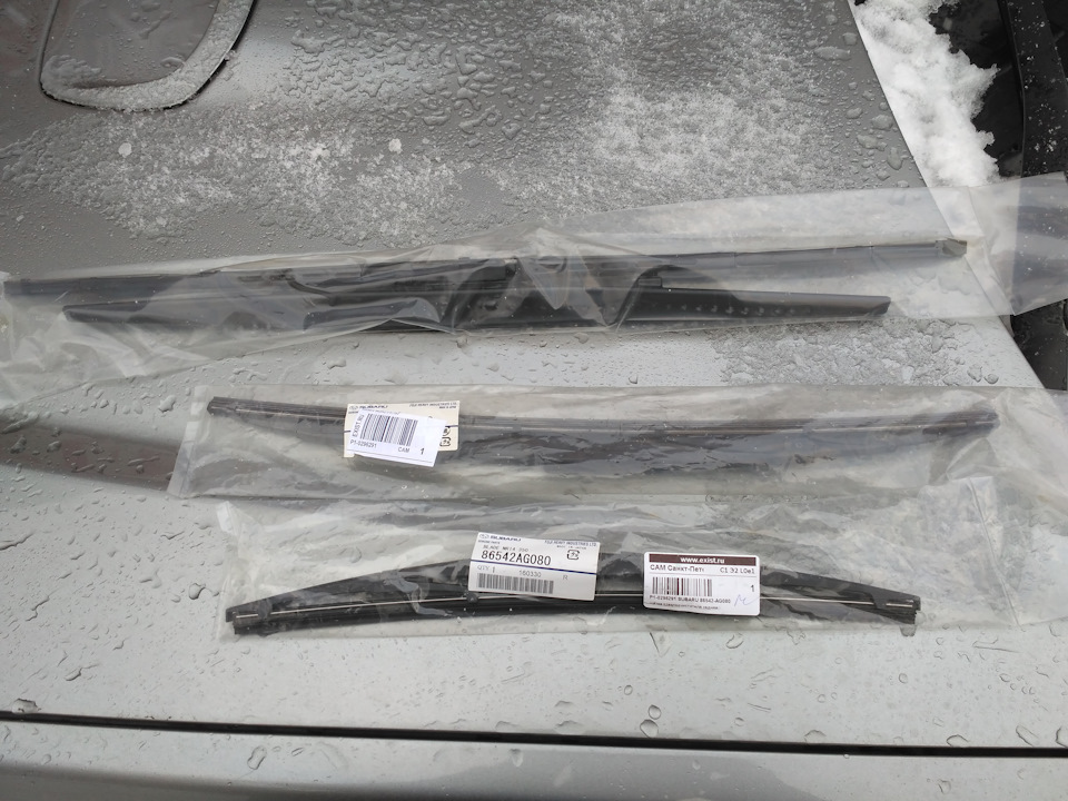 Меняем щетки стекол на оригинал. — Subaru Legacy (BL/BP), 3 л, 2005 ...