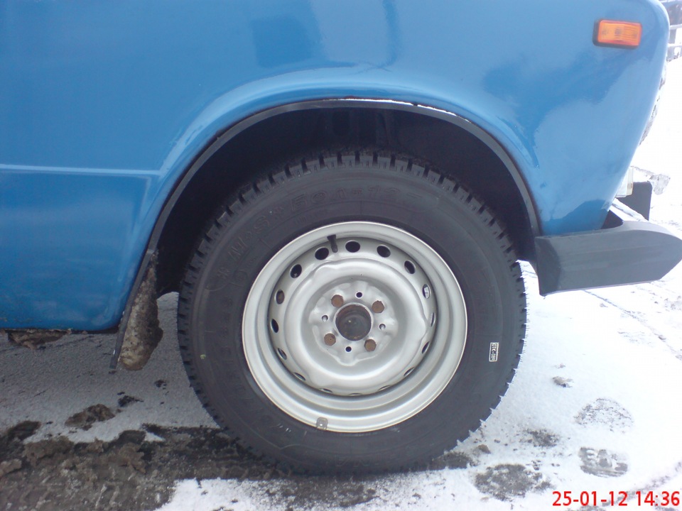 Мой комплект резины на дисках для зимы — Lada 2102, 1,2 л, 1972 года ...