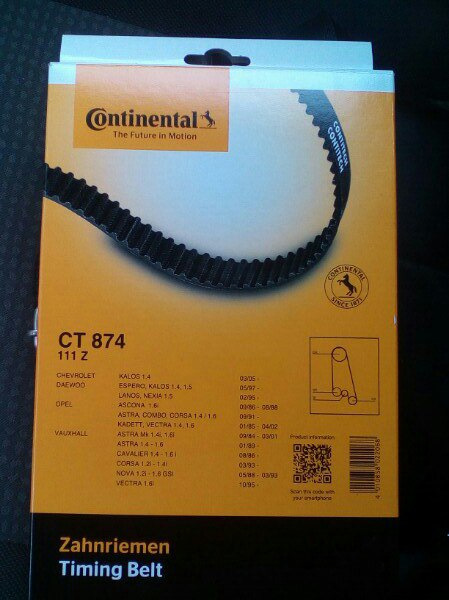 CT874 РЕМЕНЬ ГРМ ЧЗ 111 CONTITECH | Запчасти на DRIVE2