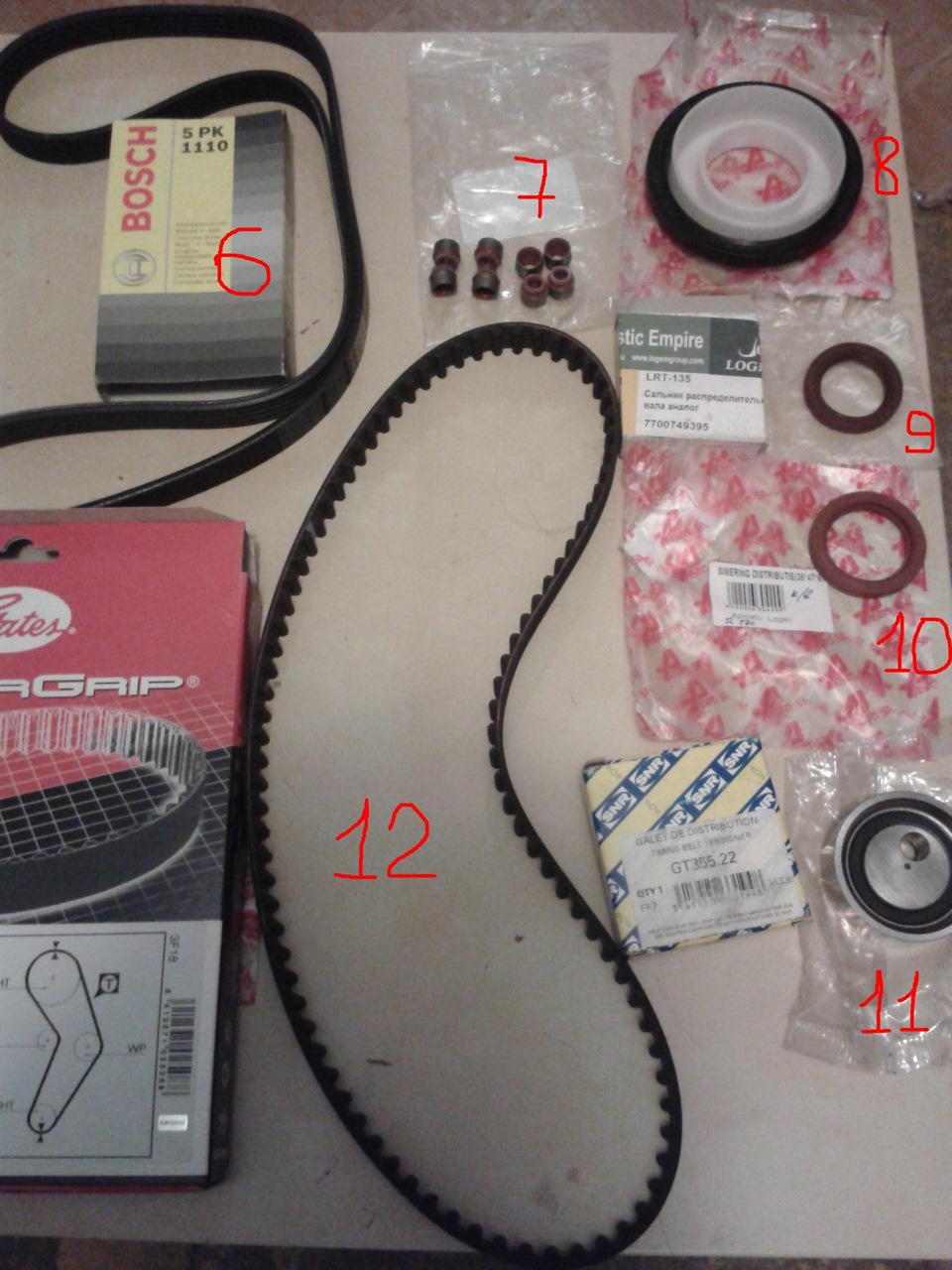 7700749395 Уплотняющее кольцо, распределительный вал RENAULT | Запчасти ...