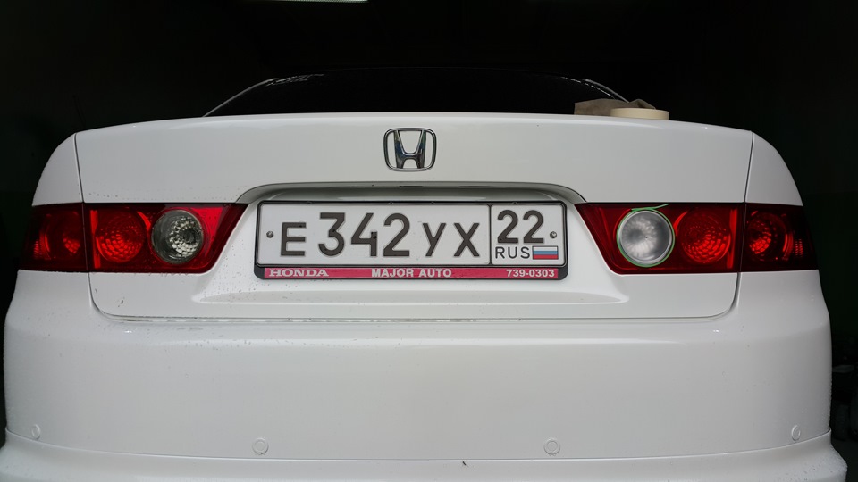 Дополнительный фонарь заднего хода! — Honda Accord (7G), 2,4 л, 2007 ...