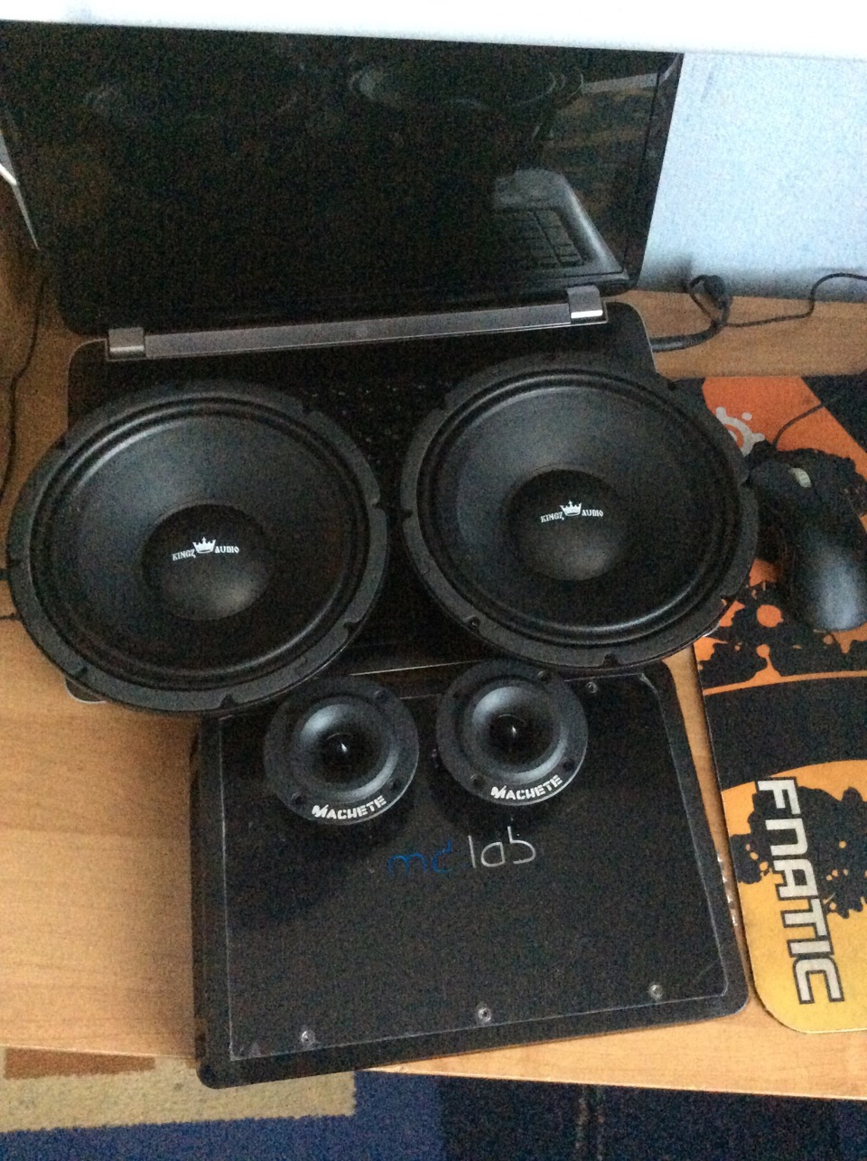 Фронт (Kingz Audio, 23Neo, md.lab) — Lada 2113, 1,6 л, 2012 года | автозвук | DRIVE2