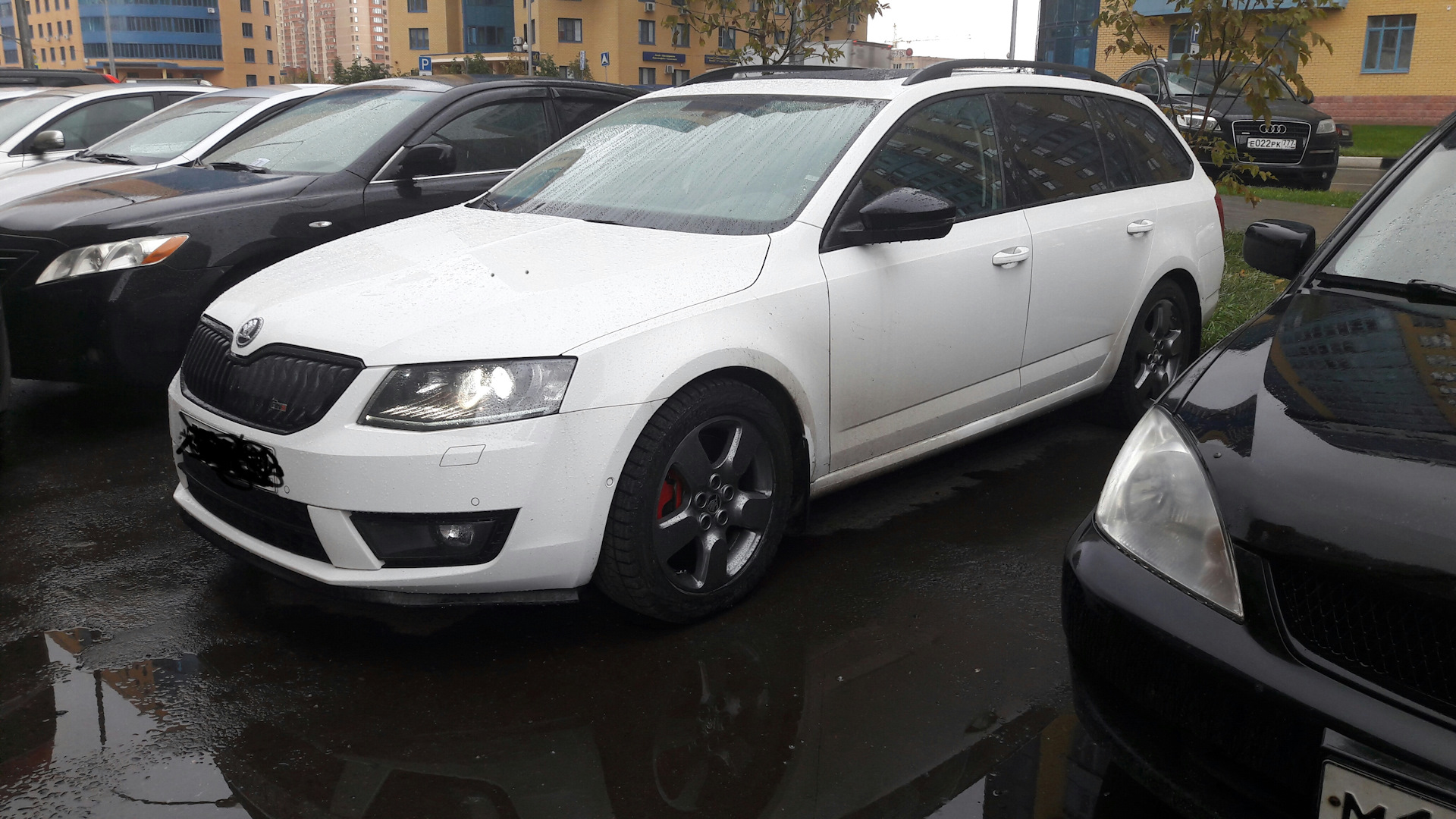 До свиданья мой белый вагончик😢 — Skoda Octavia Combi A7 Mk3, 1,8 л, 2014 года | просто так | DRIVE2