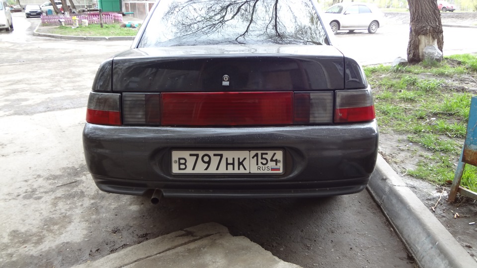 НЕБОЛЬШОЕ тонирование задних фонарей пленкой ORACAL 8300 — Lada 21103 ...