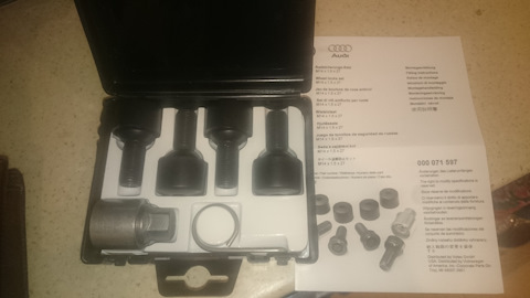 000071597 Секретки на колеса VAG | Запчасти на DRIVE2