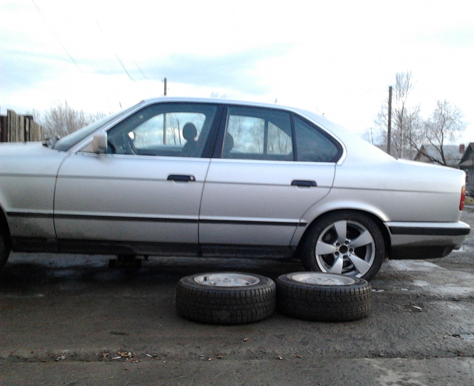 R17 на своем месте! — BMW 5 series (E34), 2,5 л, 1991 года | колёсные ...