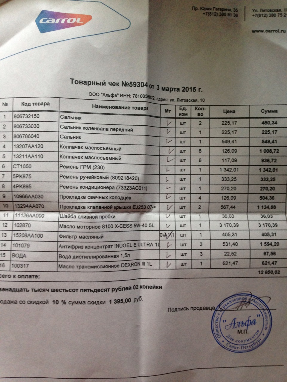 809218420 Поликлиновый ремень. Число ручьев 5 SUBARU | Запчасти на DRIVE2