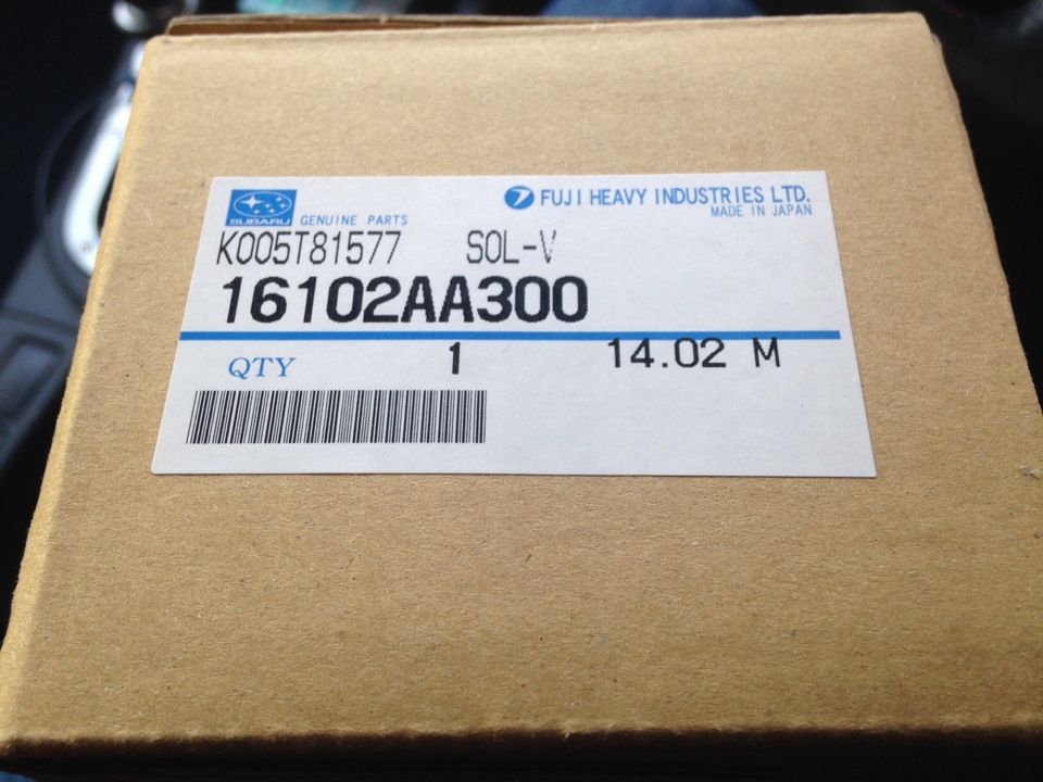 16102AA300 (часть 2) — Subaru Impreza WRX STI (GD), 2 л, 2001 года ...