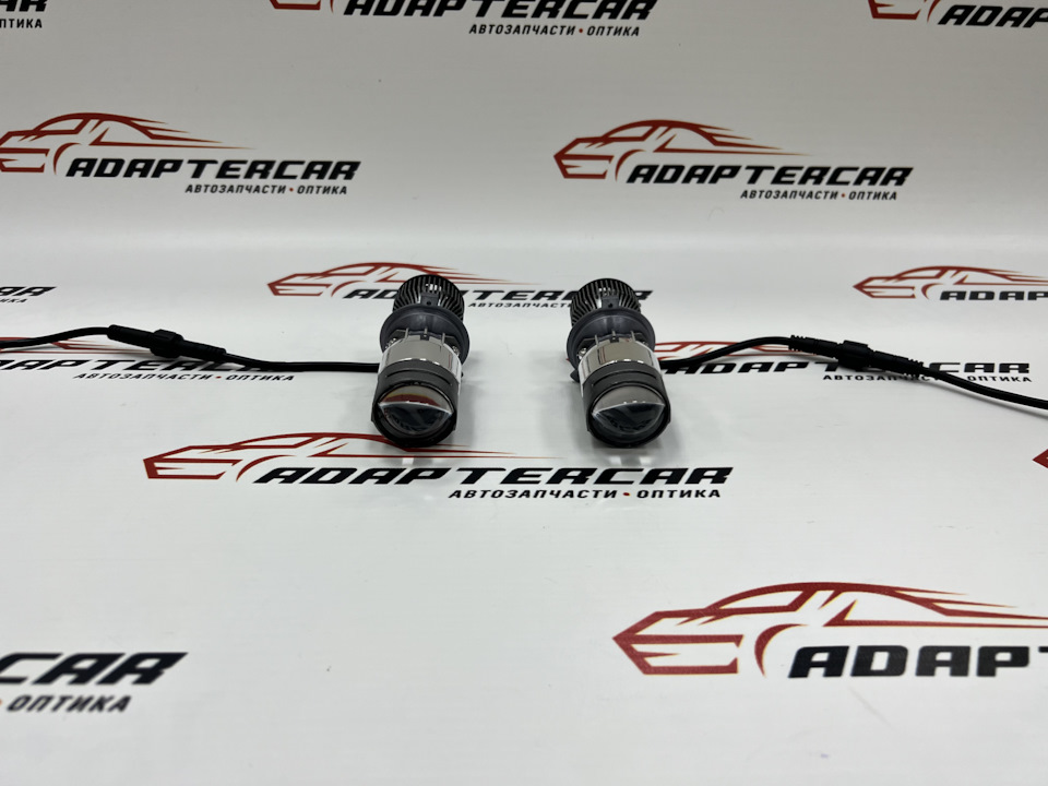 Би-светодиодные мини-линзы H4 50W 12-24V 6500K — Adaptercar на DRIVE2