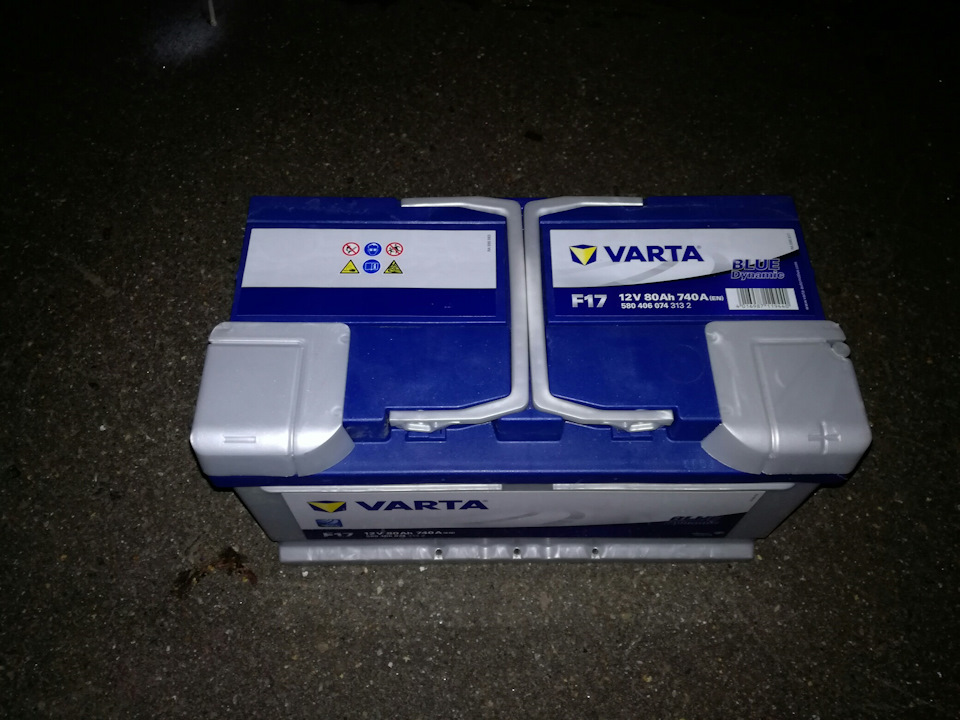 5804060743132 Аккумулятор автомобильный Varta Blue Dynamic F17 6СТ-80 VARTA | Запчасти на DRIVE2