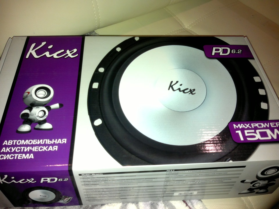 компонентные KICX PD6.2 вместо HERZ — Lada 2115, 1,6 л, 2008 года | автозвук | DRIVE2