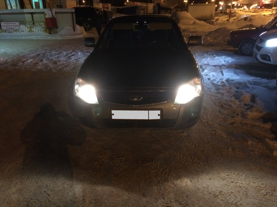 ДХО-30 и плавный розжиг ламп ! — Lada Приора седан, 1,6 л, 2011 года ...